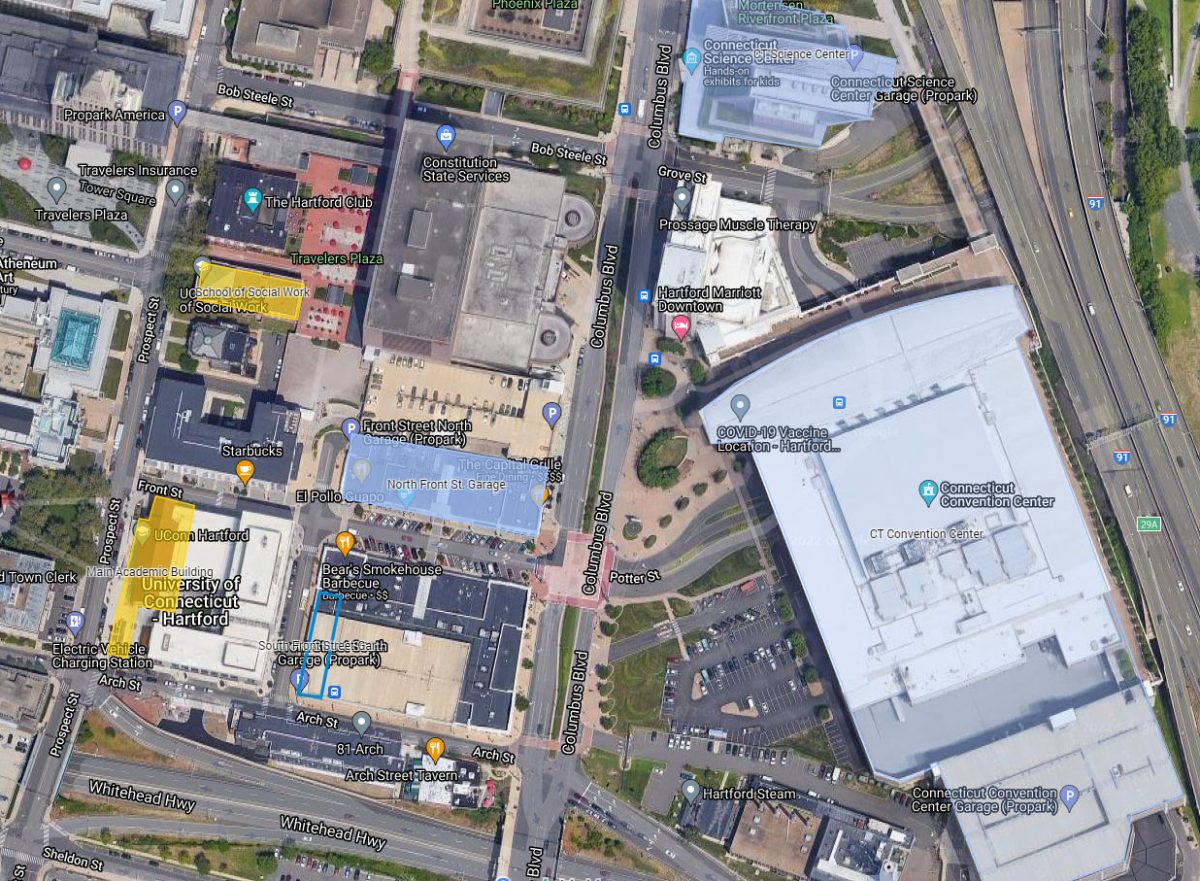 Campus Maps - Hartford | Parking Services